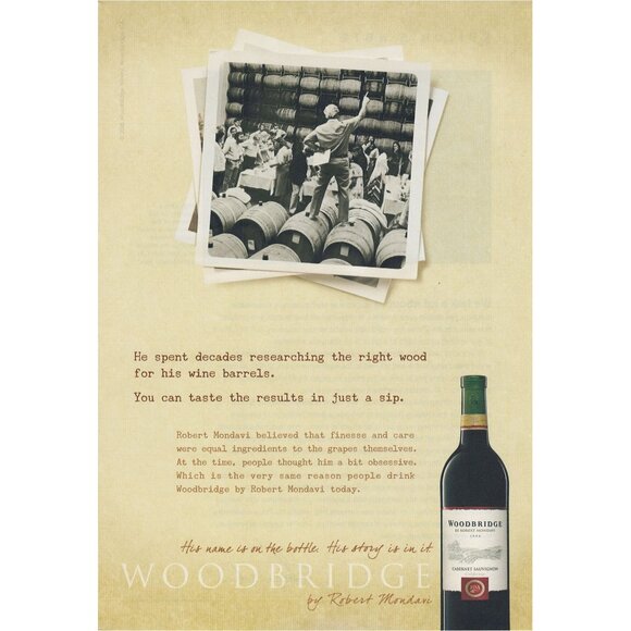 Robert Mondavi | Other | 209 Woodbridge Wine Full Page Print Ad ...